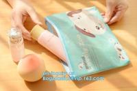 China Clear PVC Slider Zipper Pencil Case Pen Bag Resealable 200mm Stationery Pouch for sale