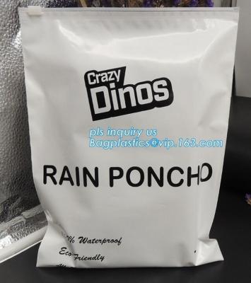 China Frosted PVC Slider Zipper Bag Resealable Plastic Zipper Poly Bag 100pcs for sale