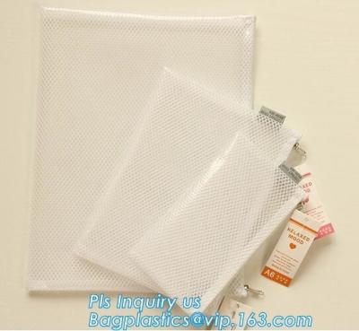 China A5 Plastic Mesh Zipper File Folder for Office Document Storage 13 Pocket for sale