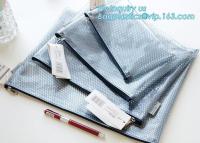China A5 Plastic Mesh Zipper File Folder for Office Document Storage 13 Pocket for sale