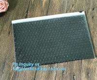 China Plastic Slider Zipper Bubble Mailers Padded Envelopes Bag 200x300mm Custom for sale