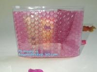 China Reusable Air Bubble Cushion Padded Envelope Bag with Slider Zipper Lock for Fragile Items 20x30cm for sale