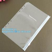 China Custom Printed Slider Zipper Bag Transparent Zip Lock Plastic Packaging for Garment File Documents for sale