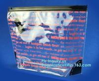 China PVC Slider Zipper Bag Frosted Finish for Cosmetic Packaging Bikini Storage 0.08mm Thick for sale