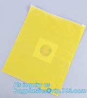China Clear PVC Slider Zipper Bag A4 Size for Underwear Clothing Packaging for sale