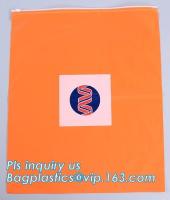 China Clear PVC Slider Zipper Bag A4 Size for Underwear Clothing Packaging for sale
