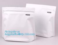 China Clear Transparent PVC Slider Zipper Bag with Custom Logo for Garment Packaging for sale
