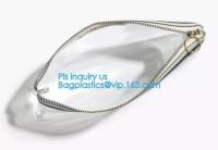 China Matt Frosted PVC Slider Zipper Bag 0.2mm Thickness Resealable Plastic Zip Poly Bag for sale