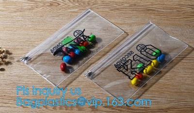 China Custom PVC Zipper Bag for Garment Food Electronics Eco Friendly 0.2mm Thick for sale
