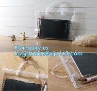 China Custom PVC Zipper Bag for Garment Food Electronics Eco Friendly 0.2mm Thick for sale