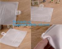China PVC Vinyl Swimwear Bag with Slider Zipper Frosted Document Storage Pouch 0.2mm for sale