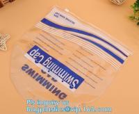 China Custom Clear PVC Zipper Bag with Slider 0.2mm Thickness for Cosmetic Pencil Storage for sale