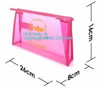 China Eco-Friendly PVC Mesh Zipper Bag A4 Size Slider Closure Plastic Document Pouch for Swimwear Storage for sale