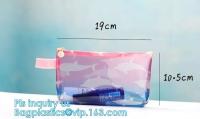 China Custom PVC Zipper Pouch Waterproof Bag 5000pcs MOQ for Cosmetic Pen Lingerie Packaging for sale