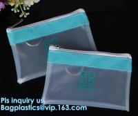 China Clear PVC Swimwear Wet Packaging Bag with Zipper Stand Up Slider Zip Lock Bag for Bikini Underwear 5000pcs MOQ for sale