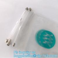China Transparent PVC Zipper Bag for Cosmetics Medicine, Custom Size 5000 PCS MOQ for sale