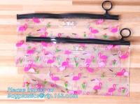 China Custom PVC EVA Cosmetic Bag with Zipper Lock for Toiletries Travel Storage 20x15cm for sale
