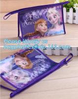 China Clear Vinyl PVC Cosmetic Packaging Bag with Slider Zipper Top 5000pcs MOQ for sale