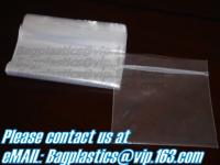 China Open Strip Slide Lock Plastic Saddle Pack Zipper Bags 3 Mil LDPE Snack to Gallon Sizes for sale