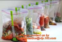 China 3 Mil LDPE Slider Lock Bags Reclosable Plastic Zipper Bags for Food Storage and Packaging for sale