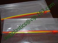 China Slider Lock Reclosable Plastic Bags 3 Mil LDPE Resealable Zipper Bags for Food Storage for sale