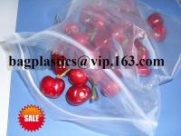China Slider Lock Reclosable LDPE Plastic Bags 3 Mil for Food Storage Freezer Microwave for sale