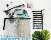 China Custom PVC Zipper Pencil Bag with Gold Slider for School Stationery Storage for sale