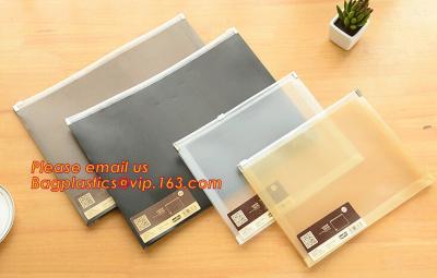 China Clear PVC Zippered Pencil Pouch 10x20cm Transparent Plastic Pencil Case for School Office for sale