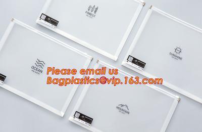 China Transparent Plastic PE Ziplock File Bag A4 Size with Custom Printing for Document Storage for sale
