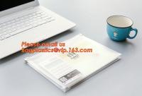 China Transparent Plastic PE Ziplock File Bag A4 Size with Custom Printing for Document Storage for sale
