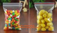 China FDA Certified Double Track Reclosable Zipper Bags for Food Storage 100% Recyclable LDPE for sale