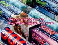 China Resealable Double Track Zipper Plastic Bag 2 Mil LDPE Reclosable Poly Bags with Red Line for sale