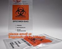China Biohazard LDPE Lab Specimen Zipper Bag Custom Printed Medicine Pathology Specimen Bag 2 Mil for sale