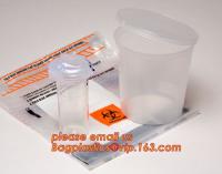 China Eco Friendly LDPE Medical Zipper Bag Biohazard Specimen Bag for Lab 2 Mil Thick for sale
