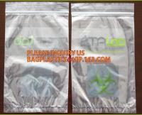 China Biohazard Specimen Zipper Bag Customized 2 Mil LDPE Reclosable Plastic Storage Bags for Laboratory Test for sale