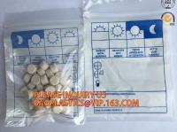 China Printed PE Biohazard Zipper Specimen Bags 2 Mil Thick Zip Top Medical Waste Bags for sale