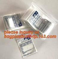 China FDA LDPE Biohazard Medicine Ziplock Bags 100 Million Capacity Custom Sizes for sale