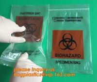 China Custom Medical Zip Lock Bag 100ml Resealable Zipper Pouch for Hospital Medicine Packaging for sale