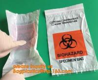 China Custom Medical Zip Lock Bag 100ml Resealable Zipper Pouch for Hospital Medicine Packaging for sale