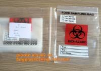 China LDPE Mini Zip Lock Poly Bag 2 Mil Thick Reclosable Plastic Packaging Bag with Red Line Seal for sale