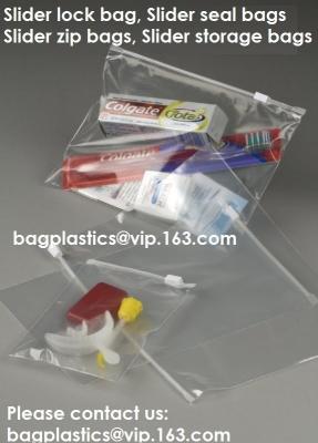 China Reclosable Zip Lock Plastic Bags 2 Mil Thick Resealable Storage Bags for sale