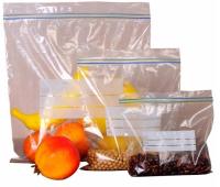 China Food Grade Double Track Ziplock Bag for Apple Packing 1 Gallon Storage Reclosable Poly Bag for sale
