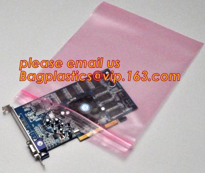 China Antistatic Laminated PE Bag for Electronic Parts Packaging 100mm x 150mm for sale