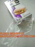 China Custom Resealable Plastic Zip Lock Bags LDPE 2 Mil Clear Poly Baggies with Zipper for sale