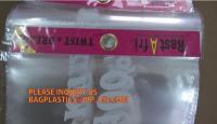 China Wholesale Zip Lock Resealable Plastic Bags for Clothes with Hanger Hook 420 Sizes for sale