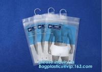 China Wholesale Reclosable Poly Bags 2 Mil LDPE Zipper Top Plastic Packaging for Retail Clothing Underwear for sale