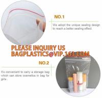 China Eco-Friendly PE Double Track Vacuum Zipper Bag, Custom Hermetic Seal Reclosable Plastic Bag 2 Mil for sale