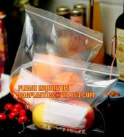 China Eco-Friendly PE Double Track Vacuum Zipper Bag, Custom Hermetic Seal Reclosable Plastic Bag 2 Mil for sale