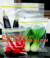 China Eco Friendly PE Double Track Vacuum Zipper Bag Reclosable Plastic Zip Lock Clear 100 Pcs for sale