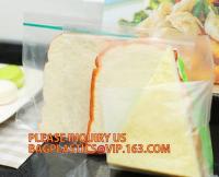 China Custom LDPE Clear Reclosable Plastic Zip Lock Bags 50 Count with Red Line Zipper for sale